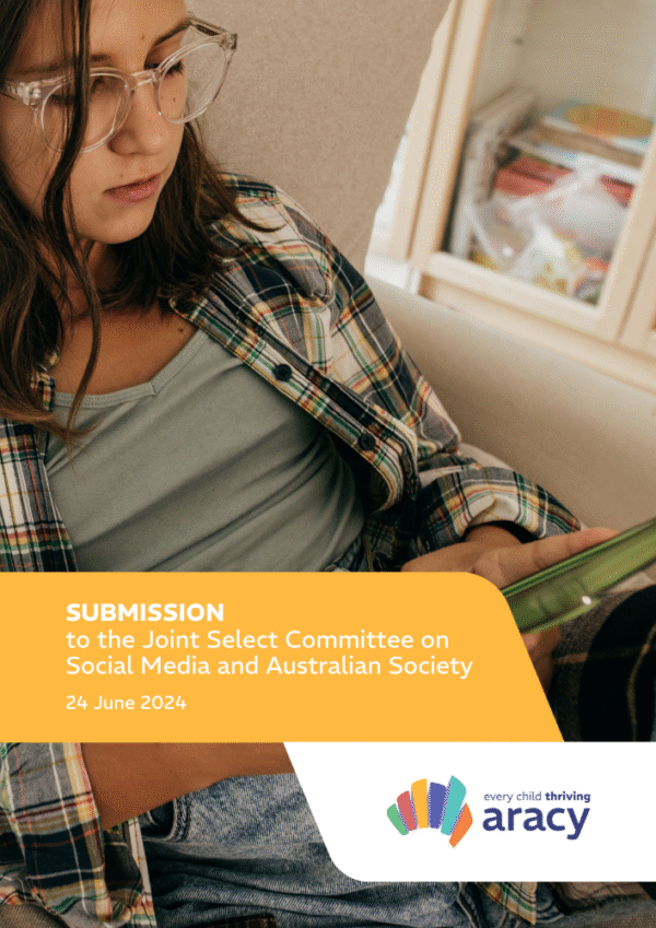 Joint Select Committee on Social Media and Australian Society - ARACY