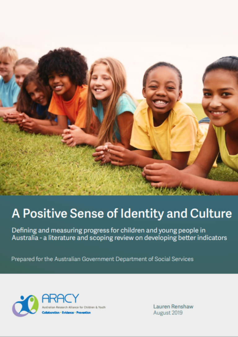 Positive Sense of Identity and Culture - ARACY